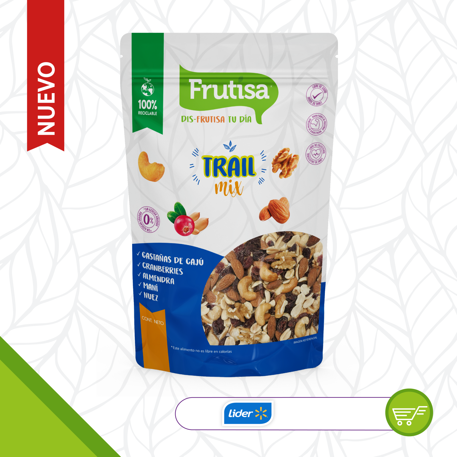 TRAIL MIX 700 g. - Bienvenidos a Frutisa Chile